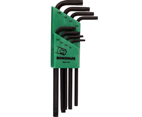 Характеристики Набор шестигранников 8 в 1 (штифтовых ключей) TORX ...