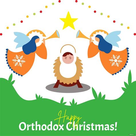 Free Orthodox Christmas Clipart Vector Download In Illustrator Psd