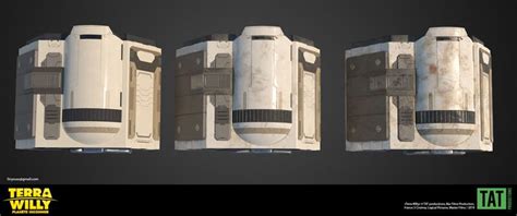 ArtStation Terra Willy Planète Inconnue Astro Kid Props Shading