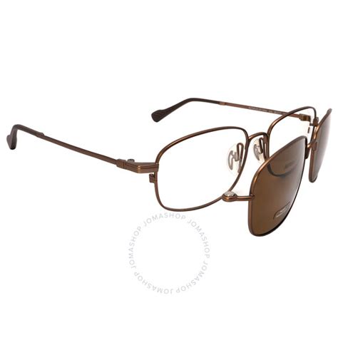 Flexon Mens Brown Oval Sunglasses Af201mag Set21055 750666986728