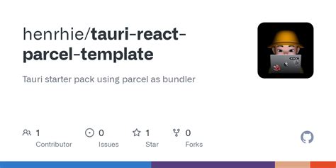 GitHub Henrhie Tauri React Parcel Template Tauri Starter Pack Using