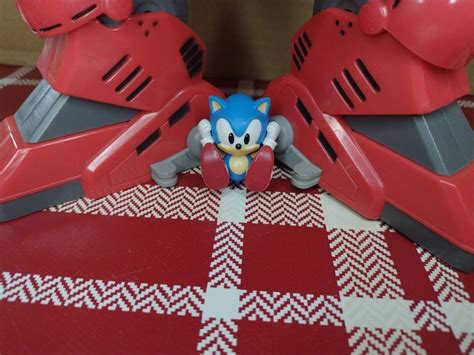 Mavin Sonic The Hedgehog Dr Robotnik Giant Eggman Robot Battle Set 10