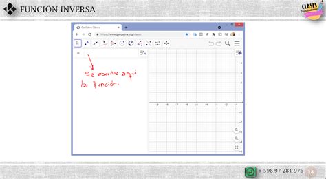 Función por partes en Geogebra Clases particulares de Matemática