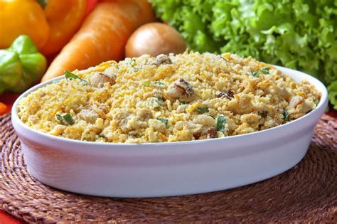 Farofa Com Ovos E Bacon Urbano Alimentos