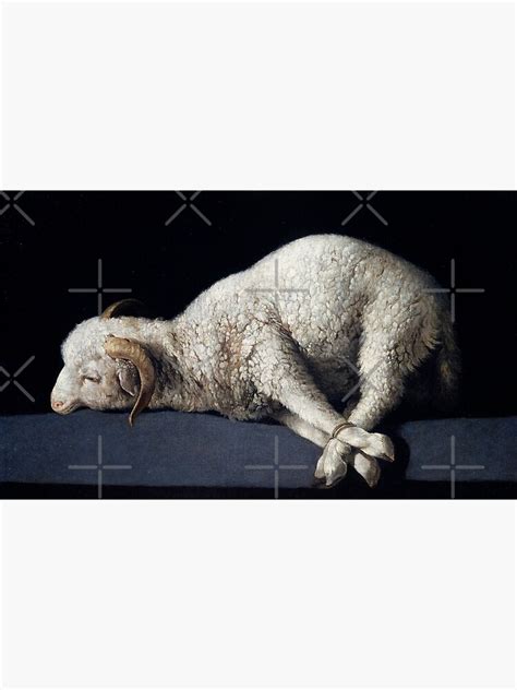 Agnus Dei Painting by Francisco de Zurbarán Poster for Sale by