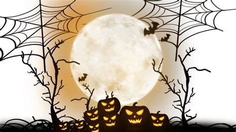 Moon And Pumpkin PNG Vector PSD And Clipart With Transparent