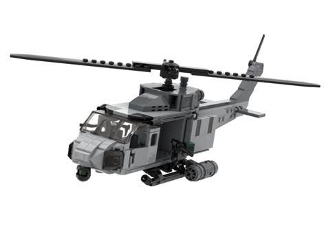 Lego Moc Uh 1n Twin Huey By Somerslego Rebrickable Build With Lego