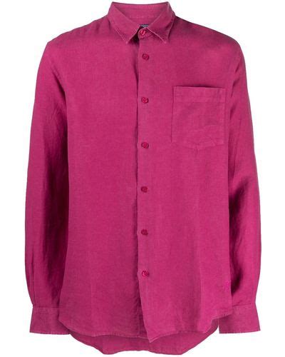 Pink Vilebrequin Shirts For Men Lyst