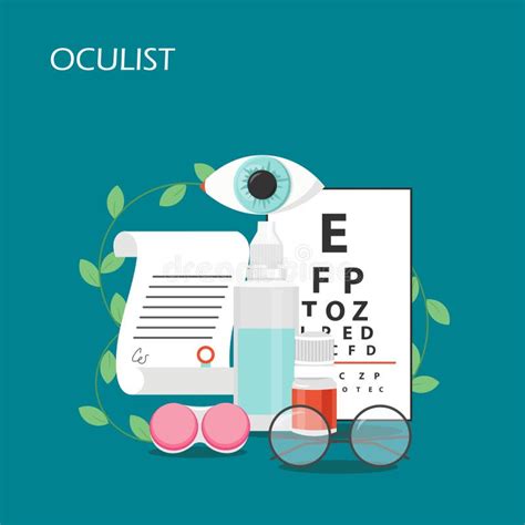 Illustratie Van Het De Stijlontwerp Van Het Oogartsconcept De Vector