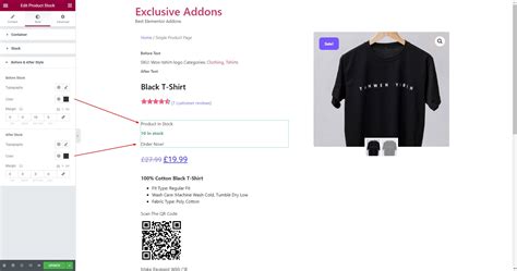 How To Configure Style Woo Product Stock Widget With Elementor Exclusive Addons