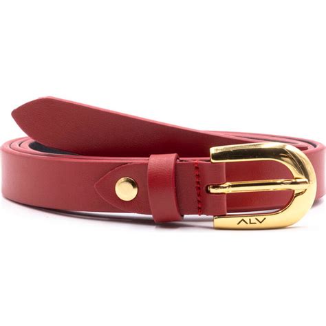 Cintura Da Donna Linea Essence Alv By Alviero Martini Alvcds002 Rosso