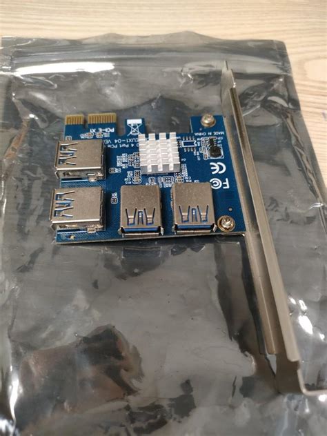 Pcie Splitter 1 To 4 Gpu Riser Computers And Tech Parts And Accessories
