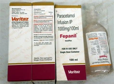 Fepanil P Paracetamol Infusion Ip At ₹ 50 4 Box Industrial Estate