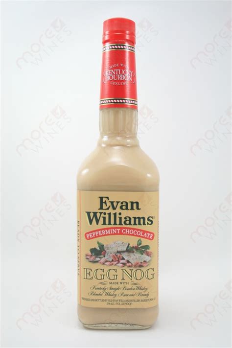 Evan Williams Peppermint Chocolate Egg Nog 750ml Morewines