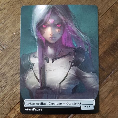 Construct Token C Mtg Abyss Proxy Shop Enhance Your Commander And