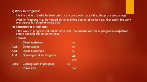 Unit Ii Unit Costing Meaning Of Unit Costing