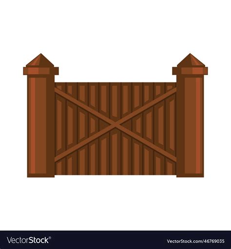 Vintage Wooden Balcony Railing Royalty Free Vector Image
