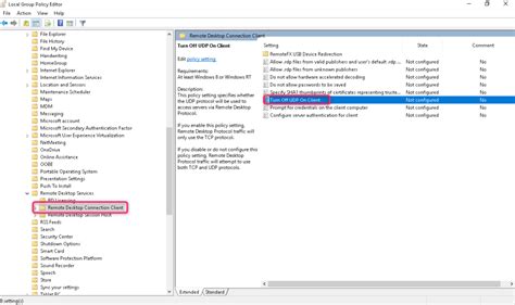 How To Disable Enable Udp Via Local Group Policy Editor Knowledge