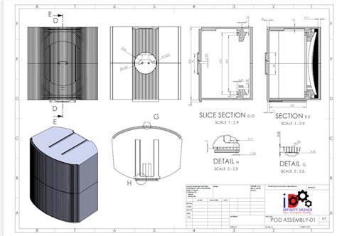 Do 2d Technical Drawing Of Your 3d Model Using Solidworks By Engrmunawarkhan Fiverr