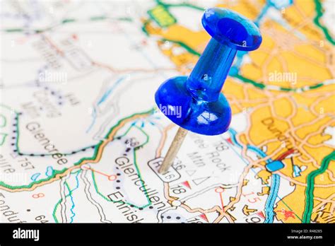Pushpin On World Map Hi Res Stock Photography And Images Alamy