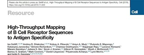 前沿分子生物学技术（4）cell 新方法高通量筛选病原特异b细胞 知乎