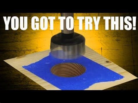 Clever Tricks With Forstner Bits Forstner Bit Woodworking Tips Wood Drill Bits