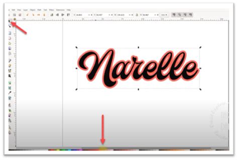 The Non Crafty Crafter Easy Text Offsets In Inkscape V