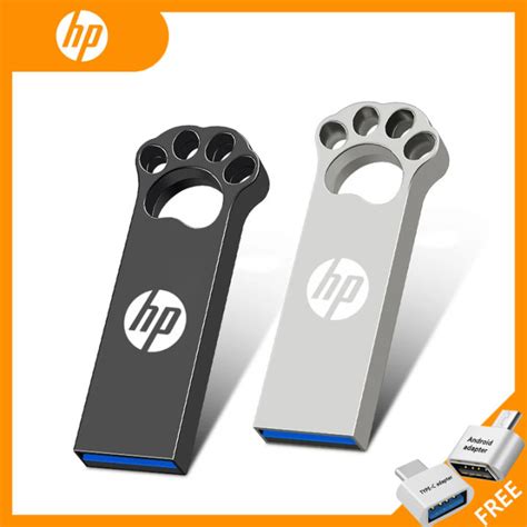 HP Metal Mini USB Drive 2GB 4GB 8GB 16GB 32GB 64GB 128GB256GB 512GB Flash Drive Lazada
