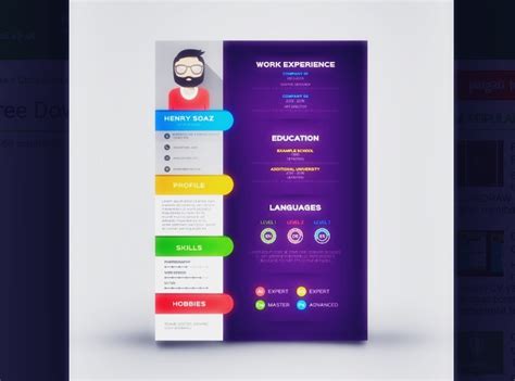 Detail Download Template Cv Coreldraw Koleksi Nomer