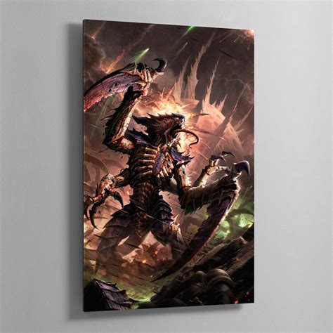 Tyranids Artwork Art Print Warhammer 40k Collectible Warhammer Art