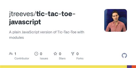 github jtreeves tic tac toe javascript a plain javascript version of