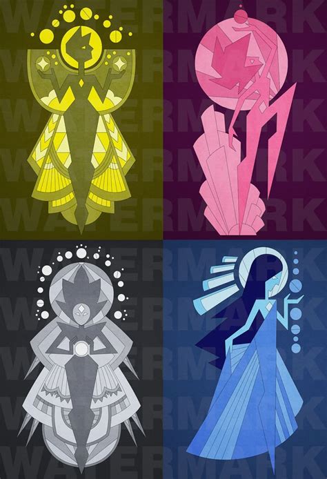 Steven Universe Diamond Mural Posters Etsy Canada Steven Universe Diamond Steven Universe