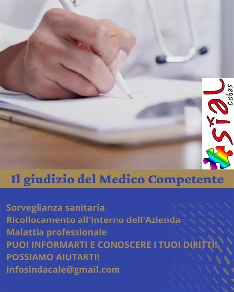 Il Giudizio Del Medico Competente Che Fare SIAL Cobas