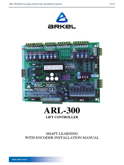 Arl 300 Shaft Learning With Encoder Installation Manualv121en Pdf