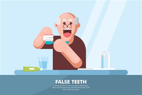 False Teeth Illustration 166777 Vector Art At Vecteezy