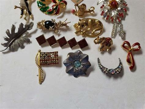 Lot Of Jewelry Pins Trice Auctions