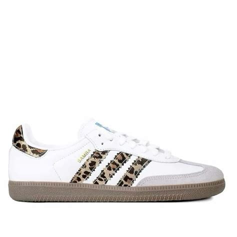 Leopard Print Sambas Preppy Shoes Fashion Shoes Swag Shoes