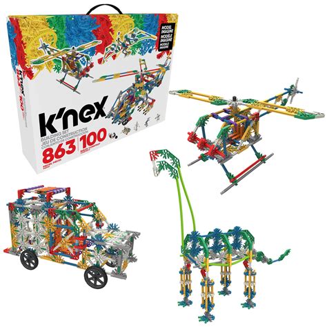 Amazon K NEX 100 Model Building Set 863 Pieces STEM Building