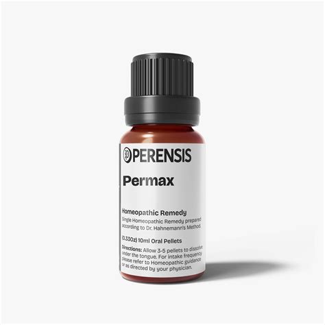 Permax Homeopathic Remedy Available In All Potencies Perensis