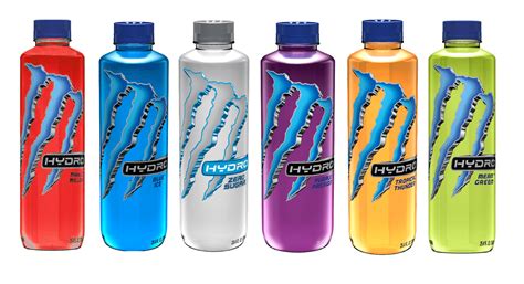 Monster Hydro Energy Sports Drink 6 Flavor Variety Pack 254 Ounce