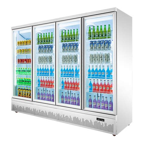 Display 4 Glass Door Bottom Compressor Chiller（0~10℃） Bakdash