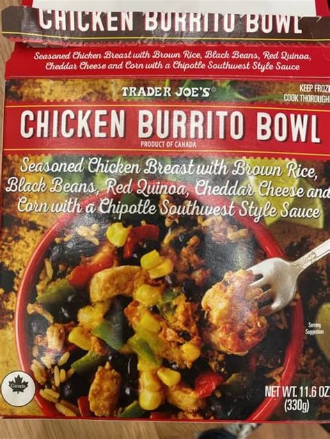 Trader Joes Chicken Burrito Bowl Fig App