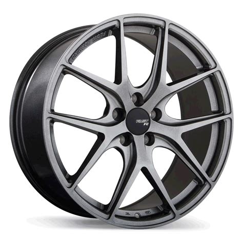 Fast Wheels Fc04 17x8 35 5x115 726cb Titanium Jspec Wheels