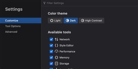 Github Fvschdevtools Settings Static Implementation Of A New Design For The Firefox Devtools