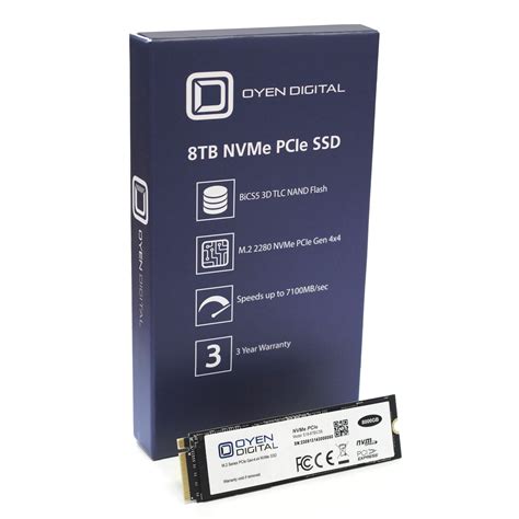Mua Oyen Digital 8TB NVMe M 2 2280 Gen4 PCIe TLC Solid State Drive SSD