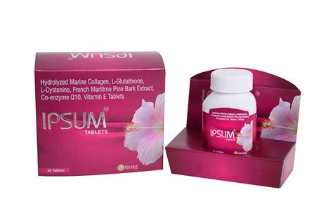 Ipsum Tablets at Rs 1,750 / Box in Gurugram - ID: 5408390 | Enlasia ...