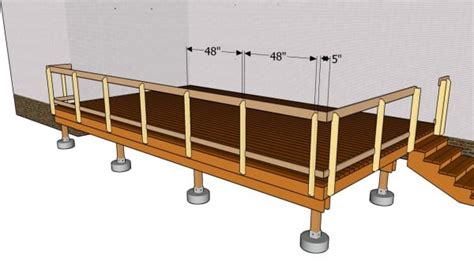 Installing Deck Posts Railing Detail