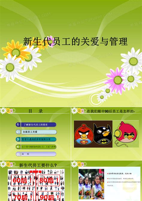 新生代员工关爱与管理ppt模板下载编号qamderzn熊猫办公