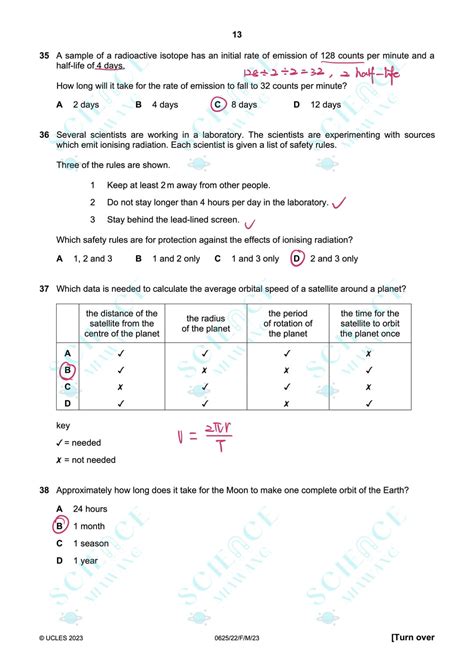 Igcse 2023 Feb Mar Paper 0625 Physics With Explained Answers R Igcse