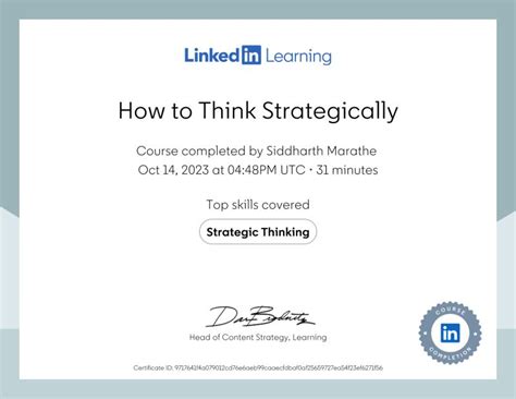 Siddharth Marathe On Linkedin Certificate Of Completion